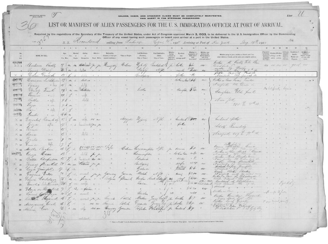 Journey to America: In My Grandmother’s Words – Gallery and Studio